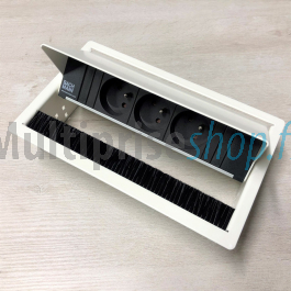 Bachmann Coni 3x multiprise blanc | Multipriseshop.fr
