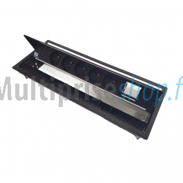 Bachmann Coni, 5 prises et 1 module personnalisable, noir ...