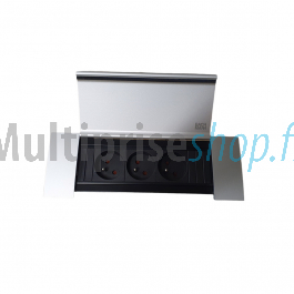 Bachmann Powerframe à couvercle, 3 prises 230 V avec broche de terre ...