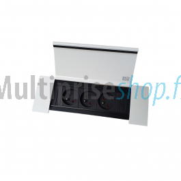 Bachmann Powerframe à couvercle, 3 prises 230 V avec broche de terre ...