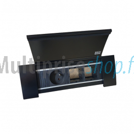 Bachmann PowerFrame, 1 prise à broche de terre avec couvercle et 2 ...