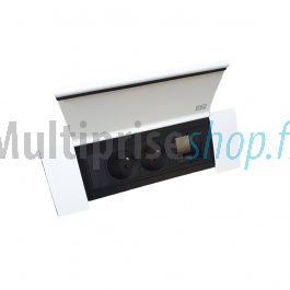 Bachmann PowerFrame à couvercle, 2 prises à broche de terre et 1 module ...